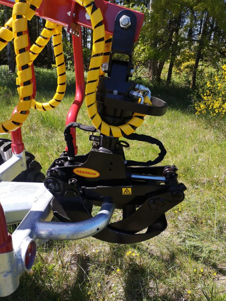 Kranman Bison 6000 Rückezug Rückeanhänger Prozessor Forstkran – SB ...