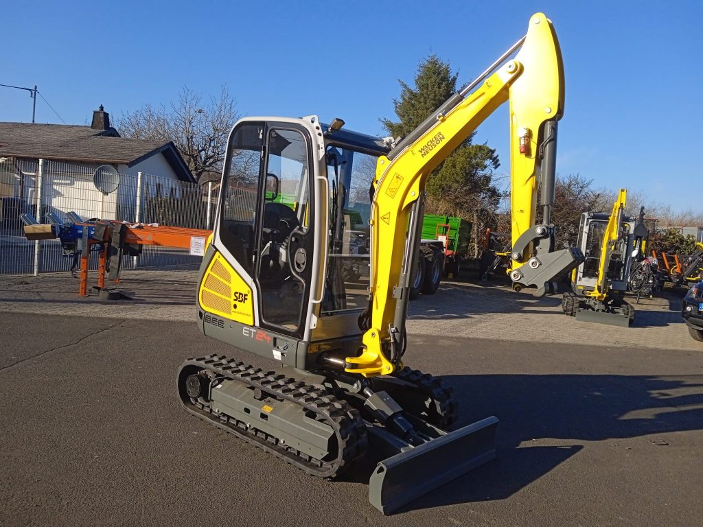 Wacker Neuson ET24 Minibagger Mikrobagger Raupenbagger Kettenbagger SBF ...