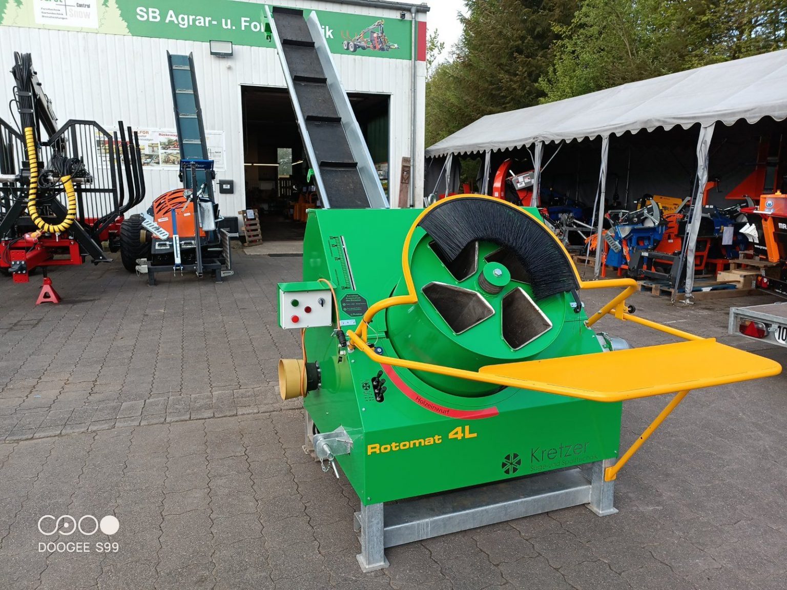 Kretzer Rotomat 4L, Trommelsäge, Sägeautomat, Brennholzsäge – SB Agrar ...