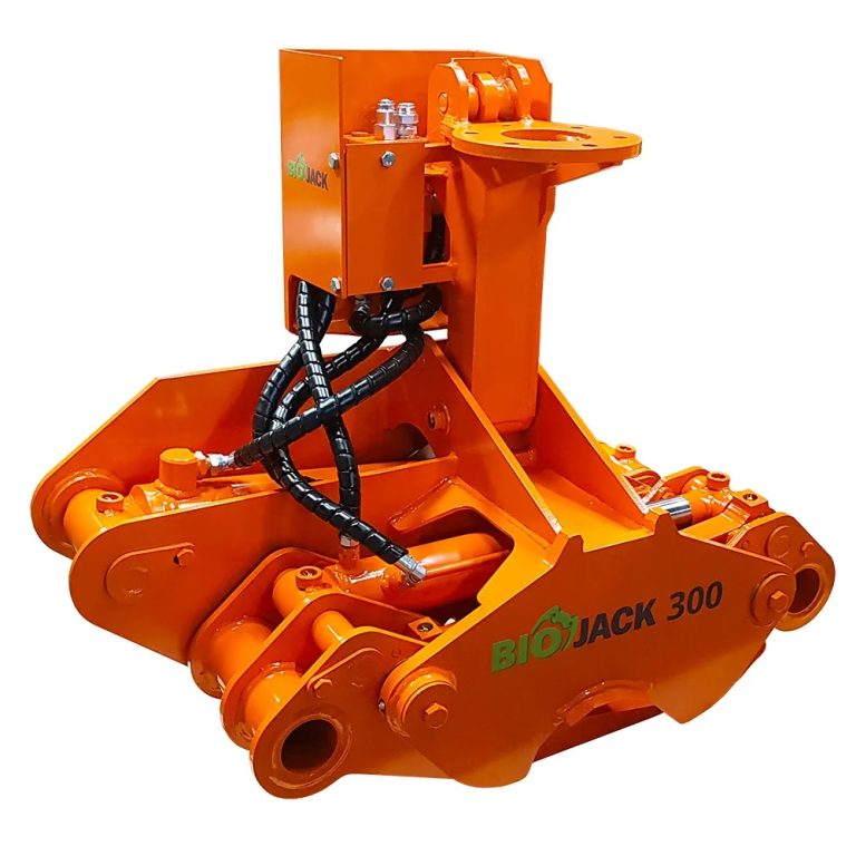 Fällgreifer Energieholzgreifer Kran Biojack 300 - SB Agrar- und ...